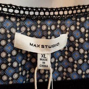 Max Studio | Dresses | Max Studio New With Tags Nwt Blue And Black ...
